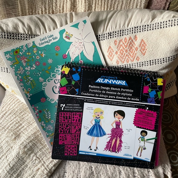 Toys | Protect Runway Design Book And Creative Coloring Book | Poshmark